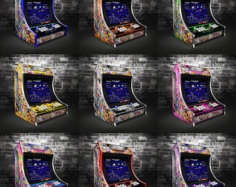 Mame Multicade Classics Side Art Arcade Cabinet Graphics Decals ...