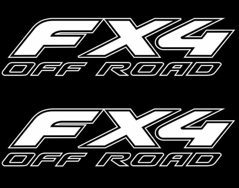 Pair 4x4 FX4 Bed Decals Stickers Ford Truck-t-32 | Etsy