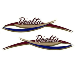 2 RV Camper Van Winnebago Rialta Graphics Decals - Etsy