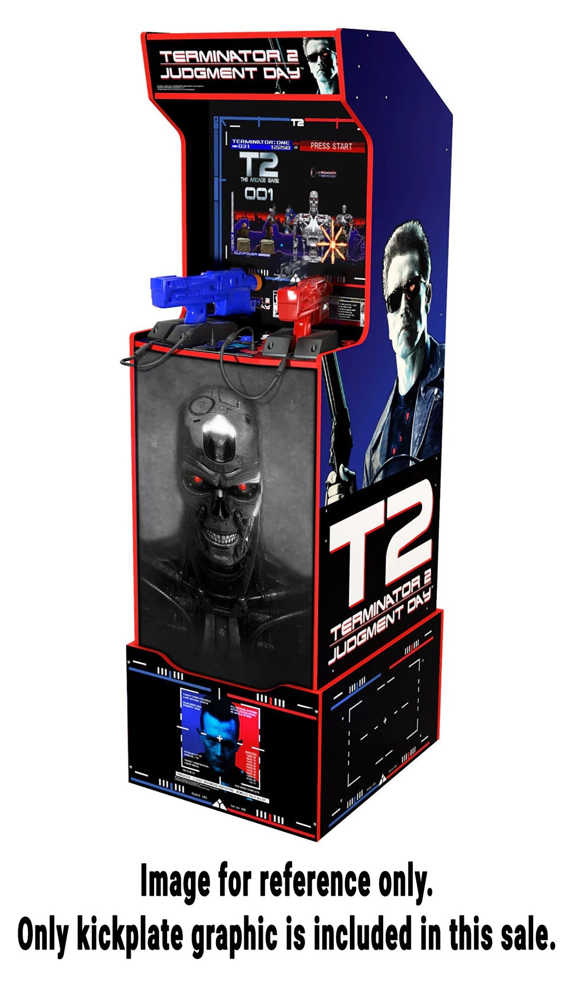 Arcade1up T2 Arcade Cabinet Kickplate Graphic Decal Sticker - Etsy