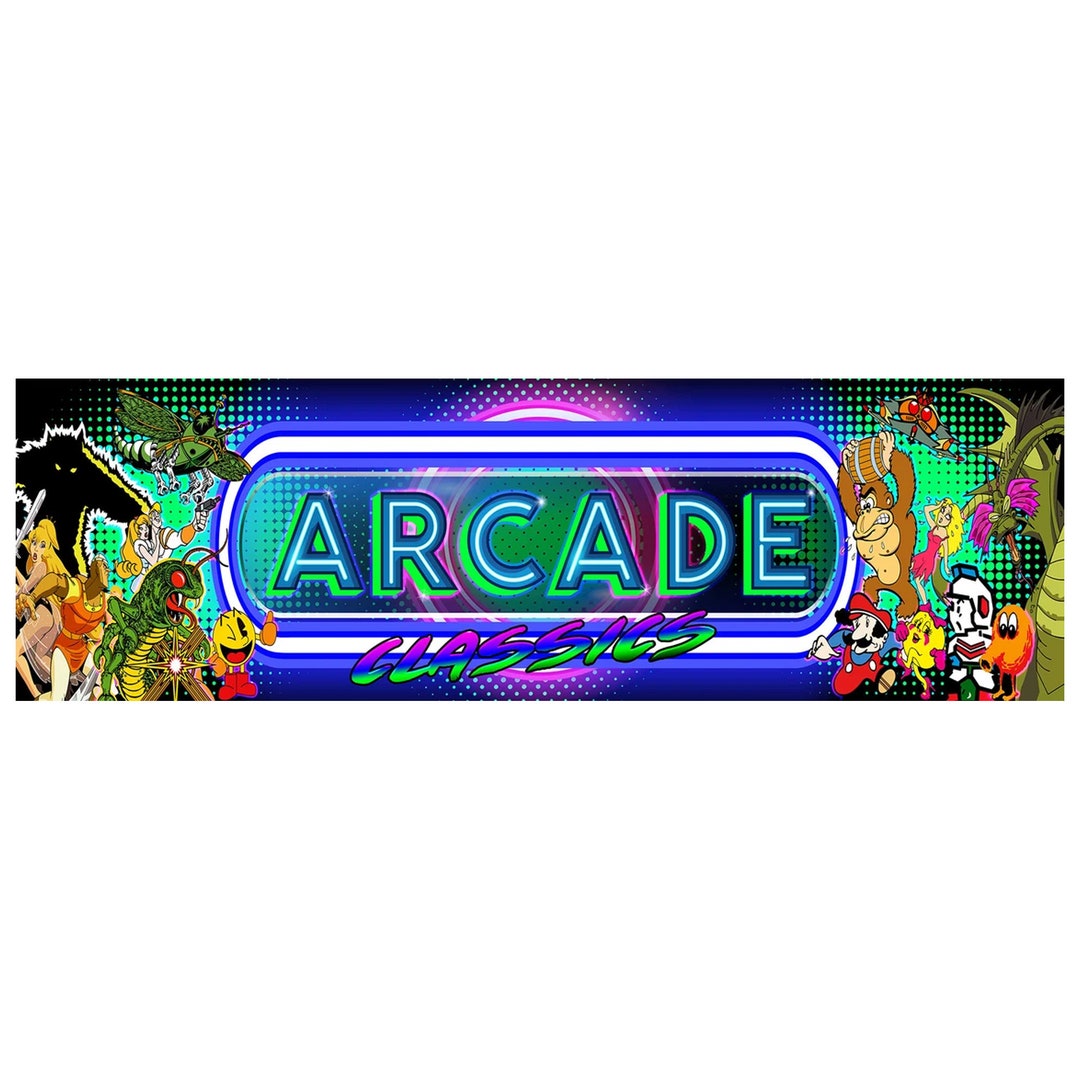 1 Custom Arcade Graphic Decal - Etsy Australia