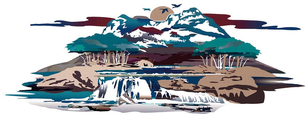 1 RV Trailer Camper KEYSTONE SPRINGDALE Mountain Decal Graphic-730-2 - Etsy