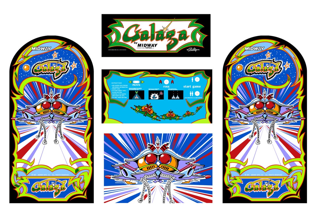 Galaga Ship Arcade