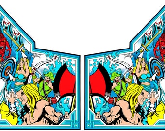 Altered Beast Arcade Side Art Panels Cabinet Graphics Stickers | Etsy