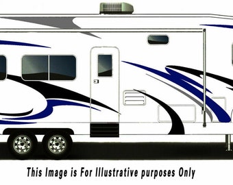 RV Trailer Hauler Camper Motor-home Large Decals/graphics - Etsy