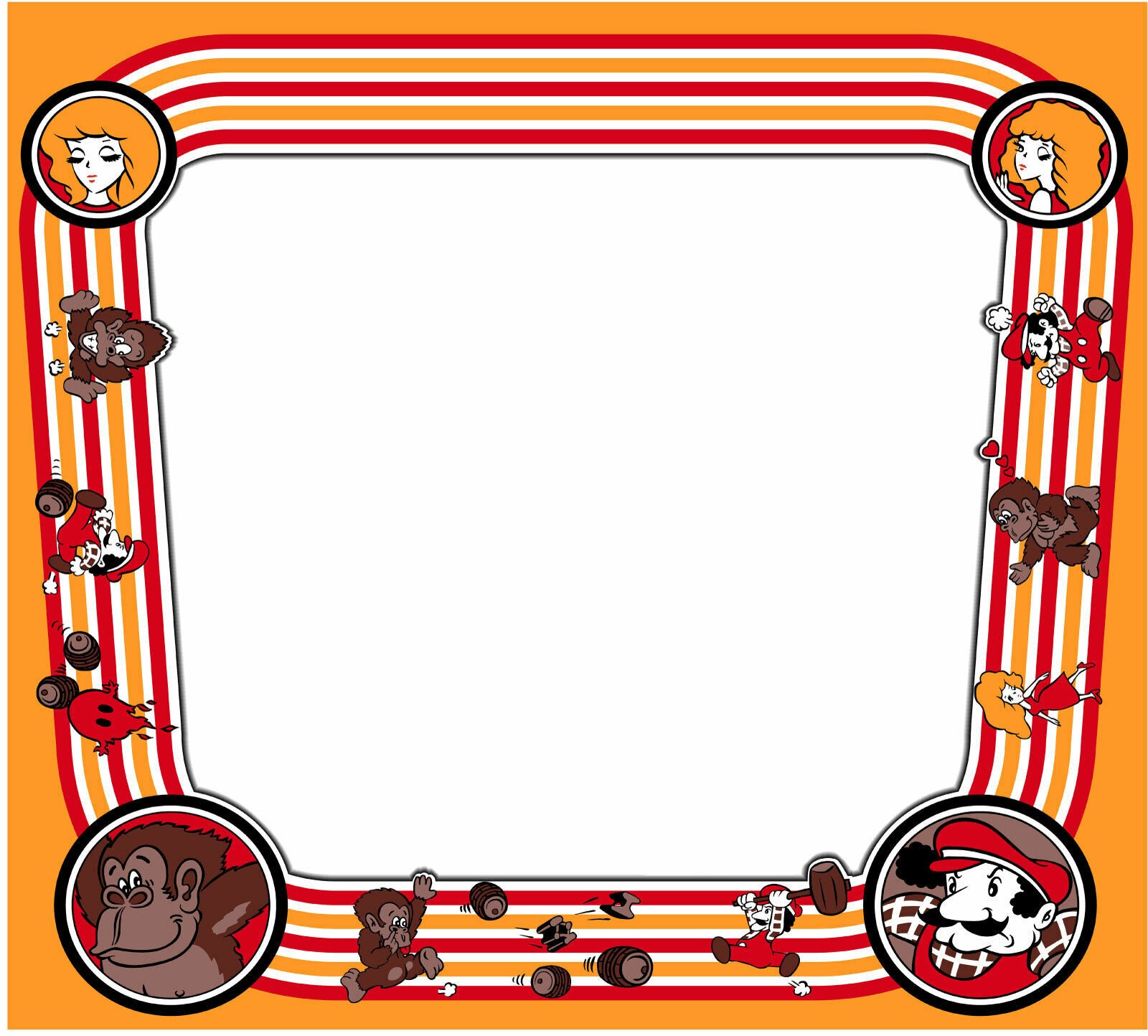 Donkey Kong Arcade Game Monitor Bezel - Etsy