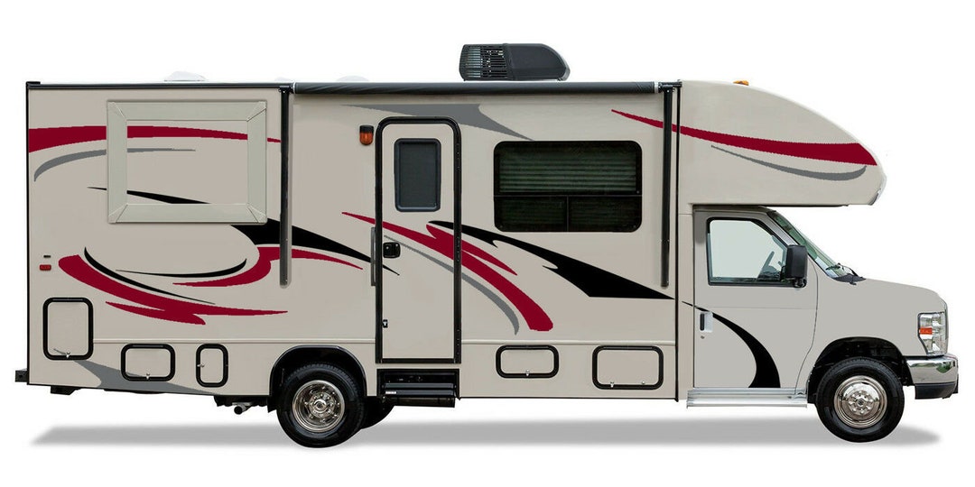 RV, Trailer Hauler, Camper, Motor-home Large Decals/graphics Kits 28-K ...