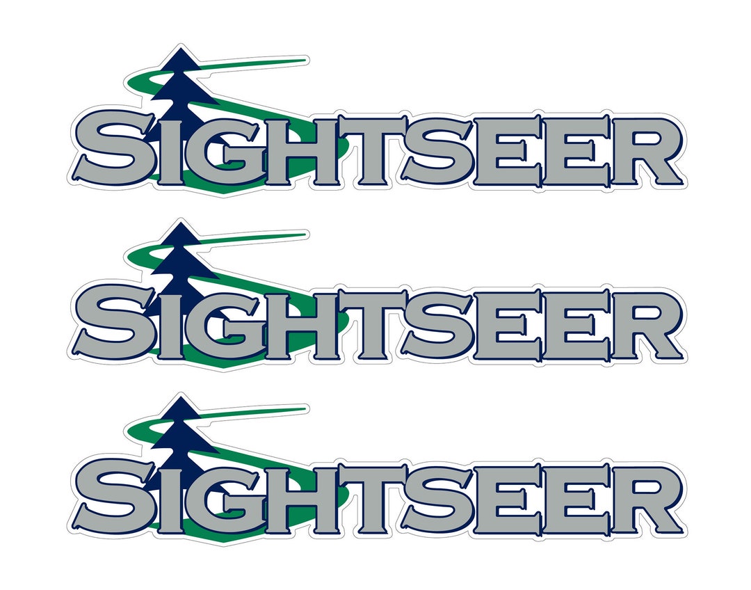 3 Winnebago Sightseer RV Camper Decals Graphics - Etsy