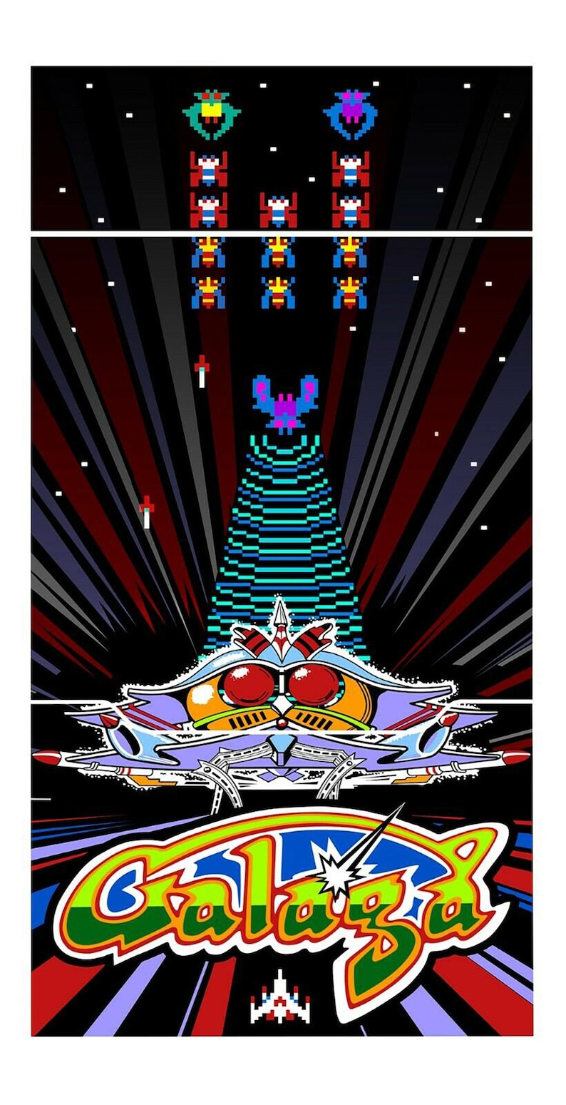 Arcade1up Galaga Arcade Cabinet Riser Kickplate J-panel | Etsy