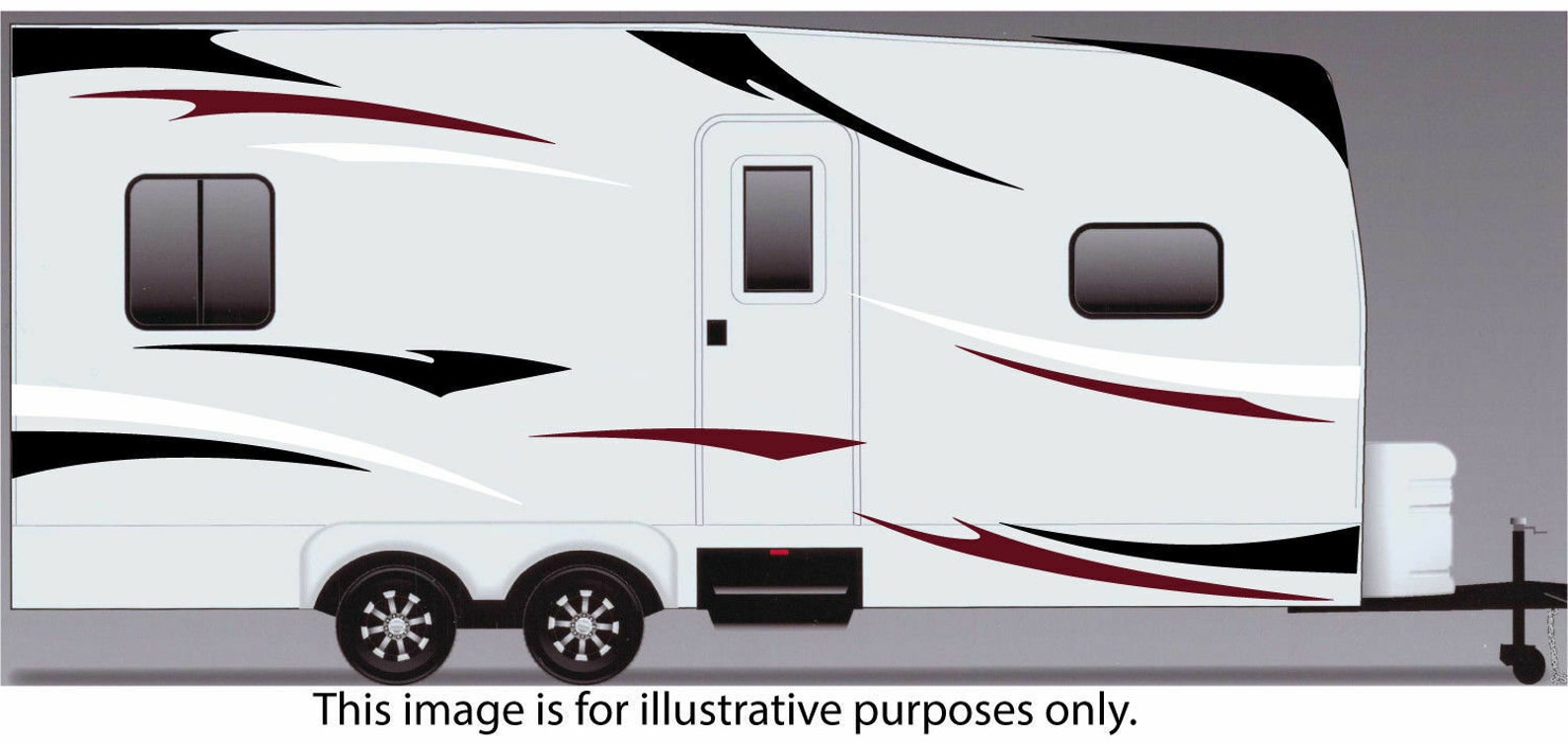 RV, Trailer Hauler, Camper, Motor-home Large Decals/graphics Kits K ...
