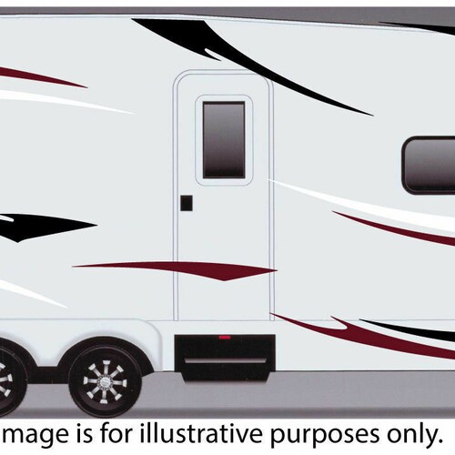 RV Trailer Camper Motorhome Large Vinyl Decals/graphics - Etsy