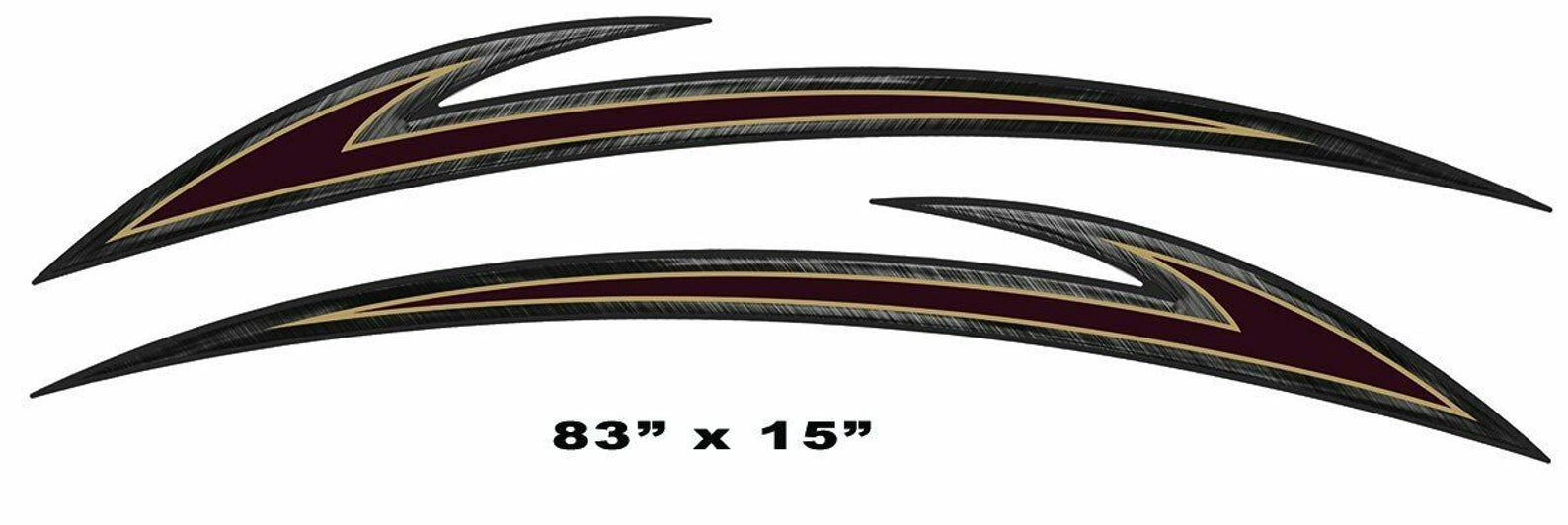 RV, Trailer Hauler, Camper, Motor-home Large Decals/graphics Kit-k-0009 ...