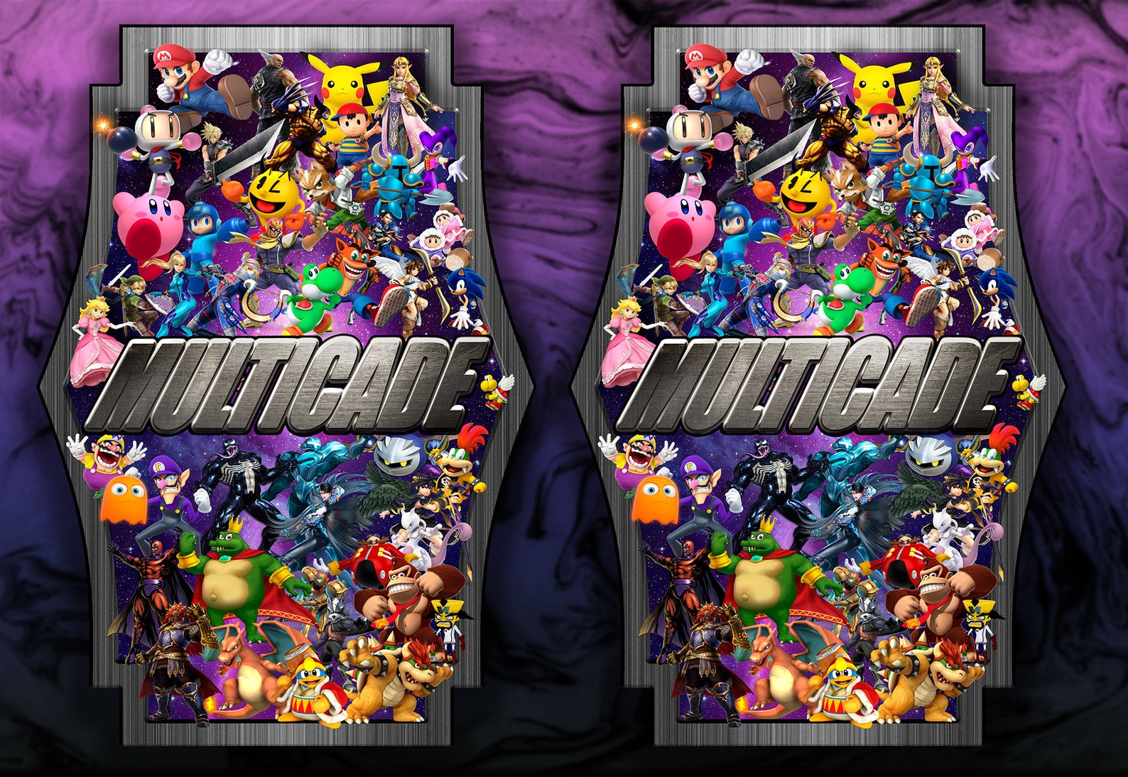 3d Mame Multicade Classics Side Art Arcade Cabinet Graphics - Etsy Finland