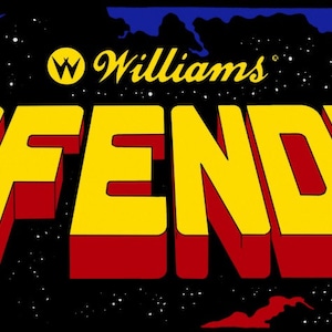 Defender Arcade Marquee for Reproduction Backlit Sign - Etsy