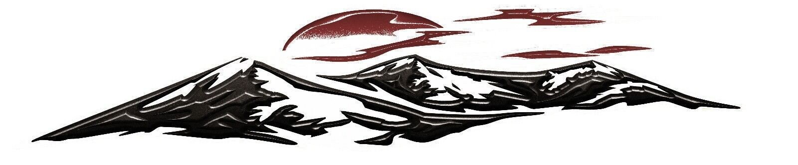 1 RV Trailer Camper Mountain Graphic Decal 724-8 | Etsy