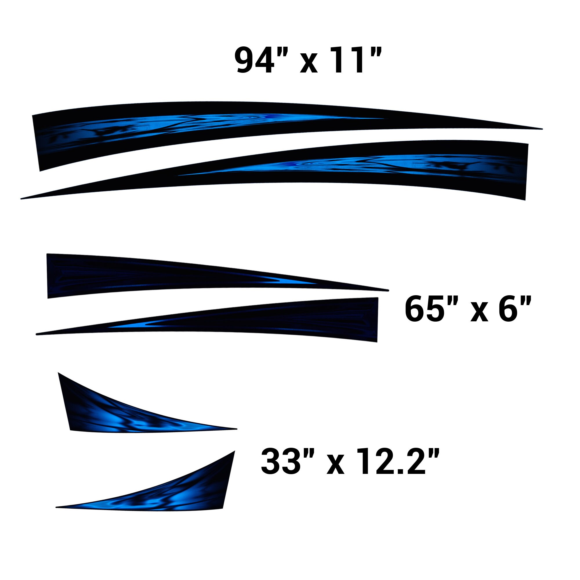 RV, Trailer Hauler, Camper, Motor-home Large Decals/graphics Kit 12-K ...