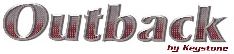 1 Rv Trailer KEYSTONE OUTBACK Logo Graphic Decal 38-2 | Etsy