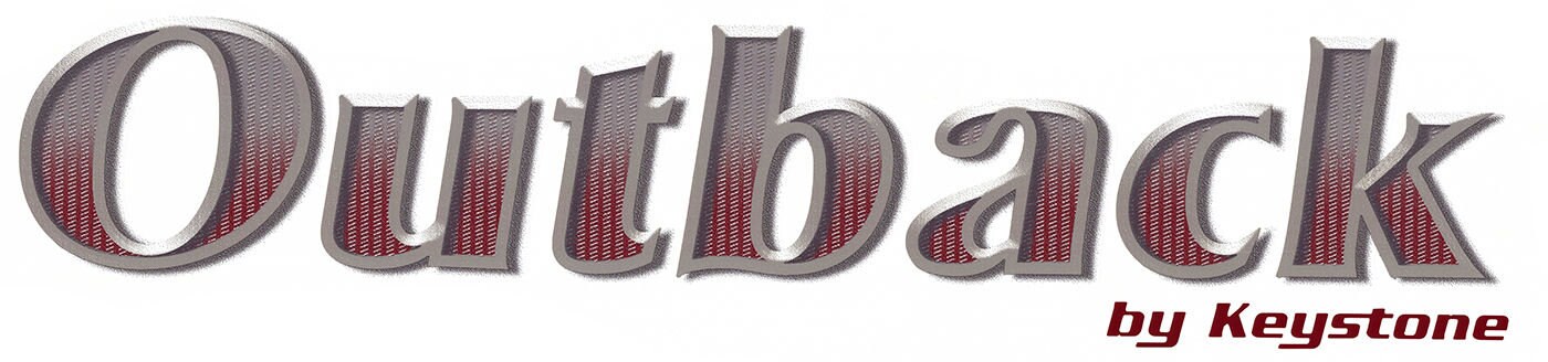 1 rv trailer KEYSTONE OUTBACK logo graphic decal 38-2 | Etsy