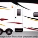 RV, Trailer Hauler, Camper, Motor-home Large Decals/graphics Kits 24-k ...