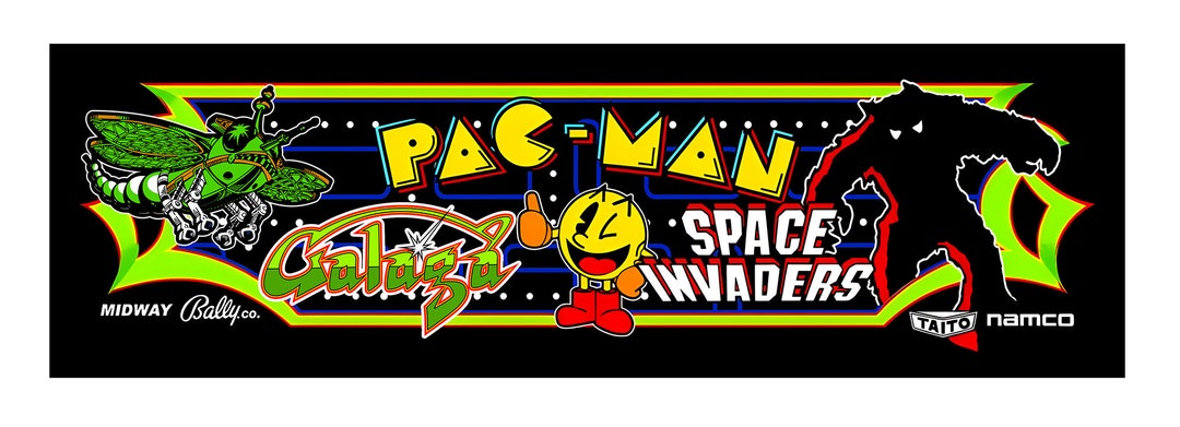 Mame Arcade Multicade Marquee for Reproduction Header/backlit Sign - Etsy