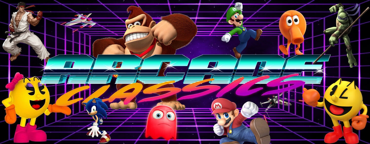 Arcade Classics Multicade Marquee for Reproduction Header/backlit Sign ...