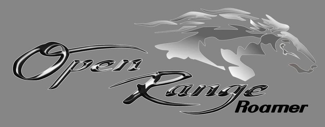 1 RV Trailer Camper Open Range Roamer Logo Decal Graphic-838-3 - Etsy