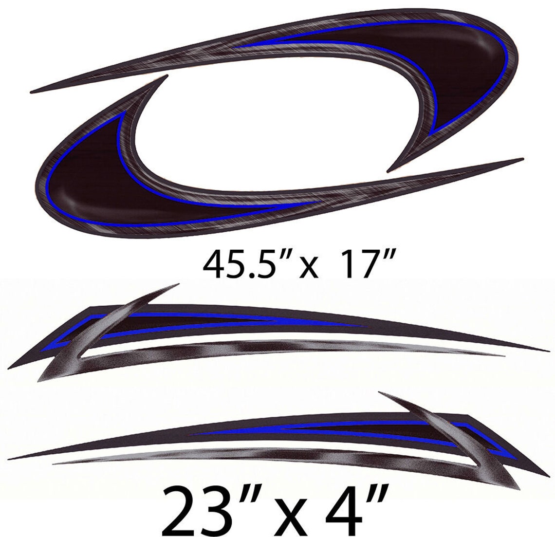 RV Trailer Hauler Camper Motor-home Large Decals/graphics | Etsy