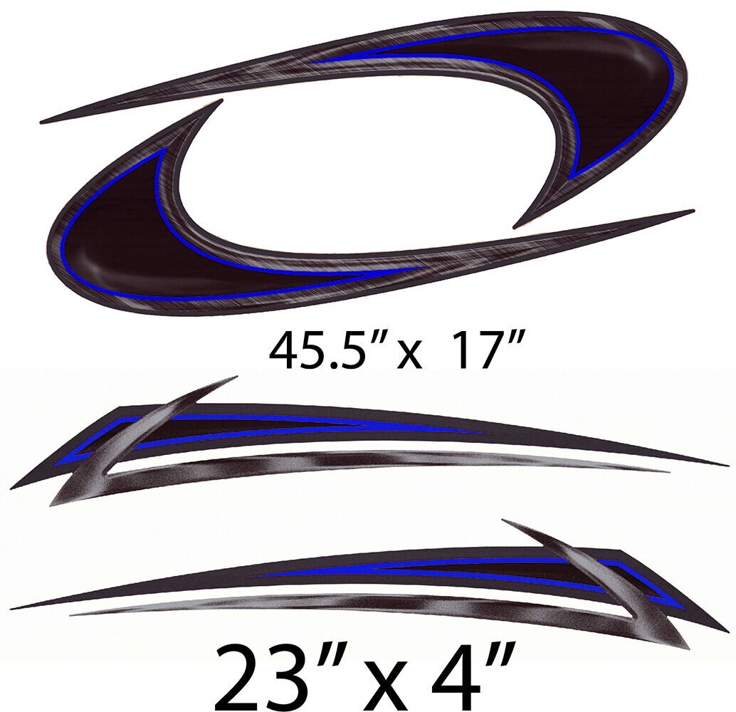 RV Trailer Hauler Camper Motor-home Large Decals/graphics | Etsy