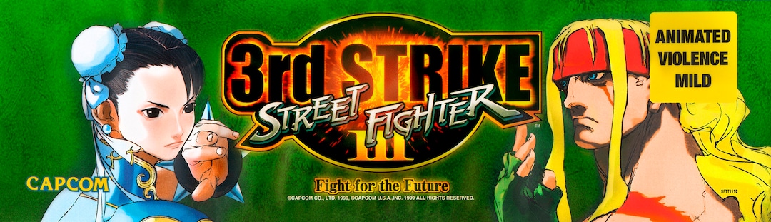 Street Fighter 3 3rd Strike Arcade Marquee for Reproduction Header/backlit Sign - Etsy