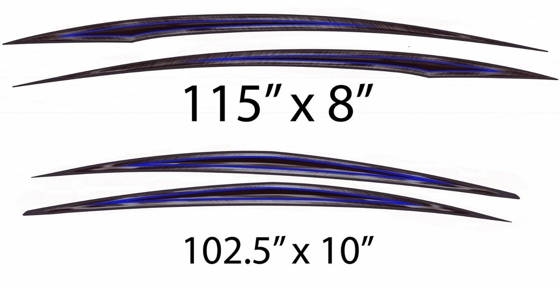 RV Trailer Hauler Camper Motor-home Large Decals/graphics | Etsy