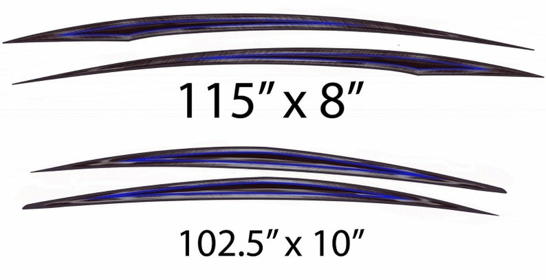 RV Trailer Hauler Camper Motor-home Large Decals/graphics | Etsy