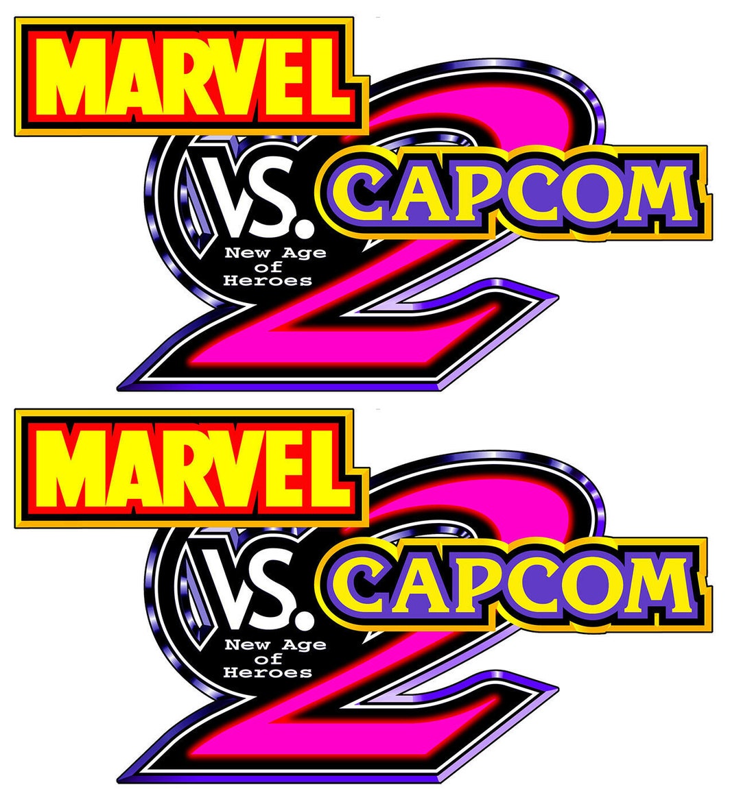Marvel Vs Capcom 2 Arcade Bartop Cabinet Graphics for Reproduction - Etsy