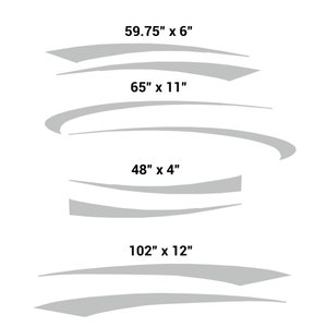 RV, Trailer Hauler, Camper, Motor-home Large Decals/graphics Kit 12-K ...