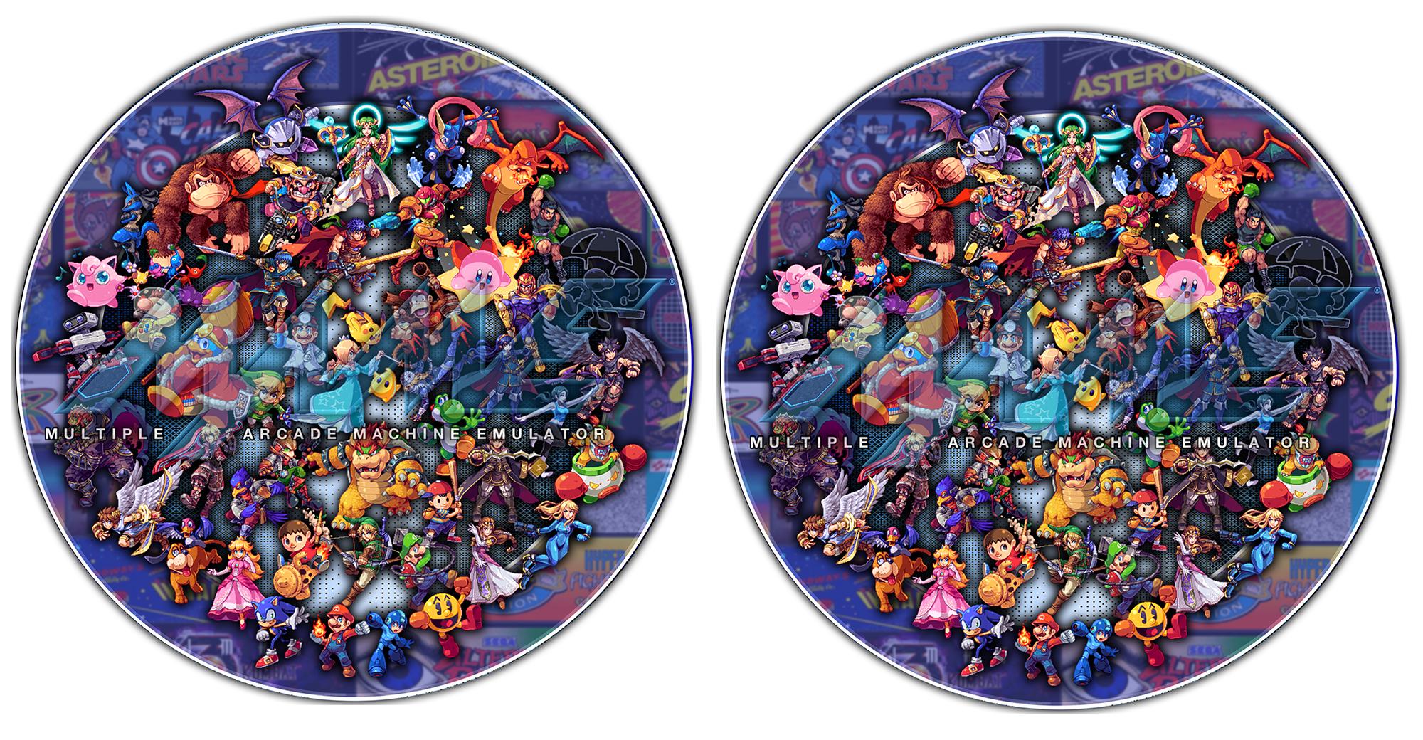 Mame Multicade Arcade Side Art Cabinet Graphics - Etsy