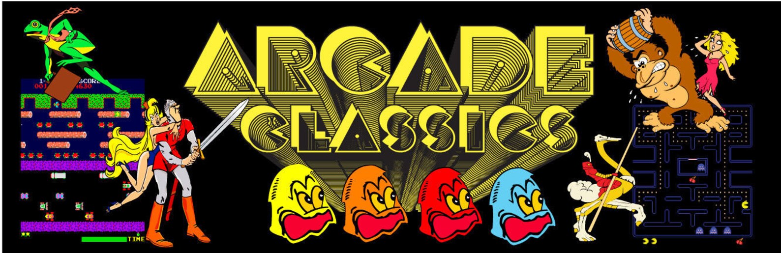 Mame Arcade Classics Multicade Marquee for Reproduction - Etsy