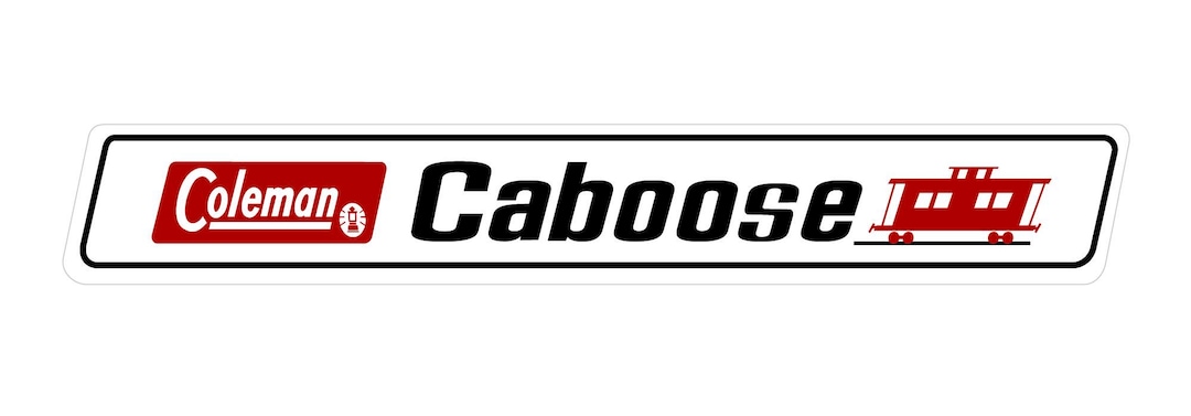 1 Rv Trailer Camper Coleman Caboose Logo Graphic Decal -3144-2 - Etsy