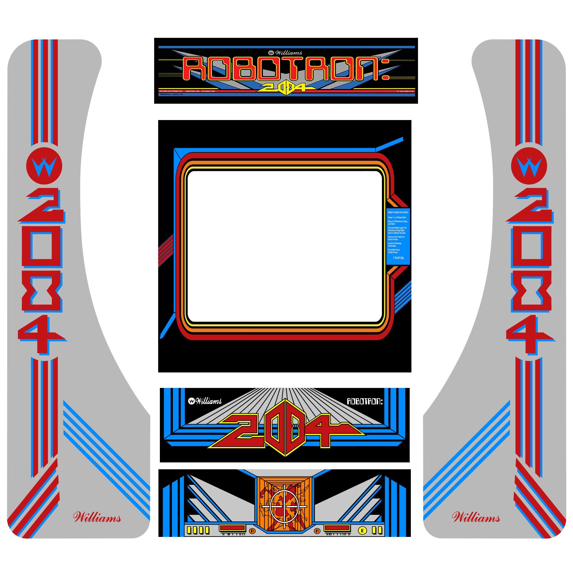 Arcade 1up Partycade Decal Graphics Sticker Kit - Etsy