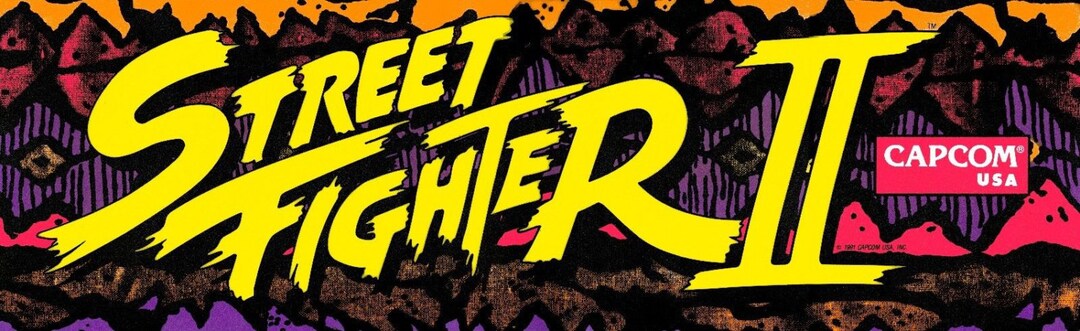 Street Fighter 2 Arcade Marquee for Reproduction Header/backlit Sign - Etsy