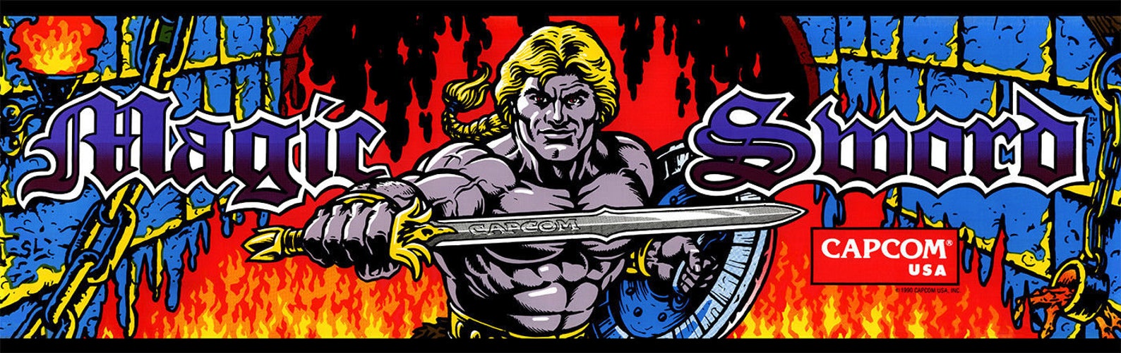 Magic Sword Arcade Marquee for Reproduction Header/backlit | Etsy