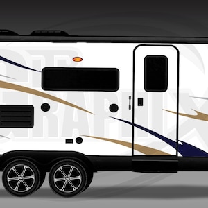 RV, Trailer Hauler, Camper, Motor-home Large Decals/graphics Kit 24-K-L ...