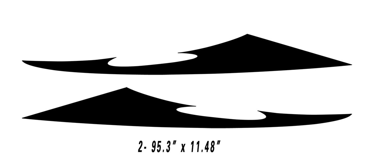 RV Trailer Hauler Camper Motor-home Large Decals/graphics - Etsy