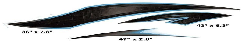 RV Trailer Camper Motorhome Large Vinyl Decals/graphics Kit - Etsy