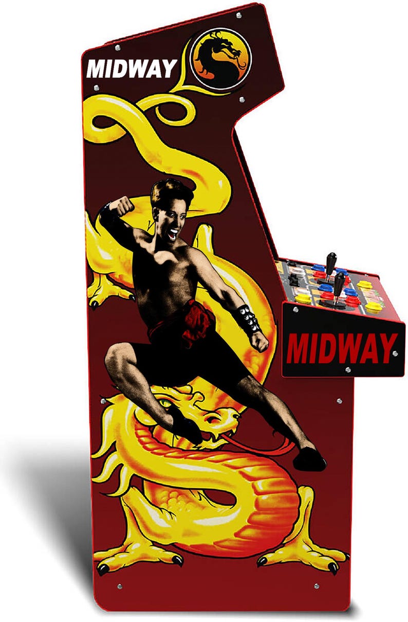 Arcade 1up Mk Arcade Cabinet Conversion Graphics Decals Stickers - Etsy