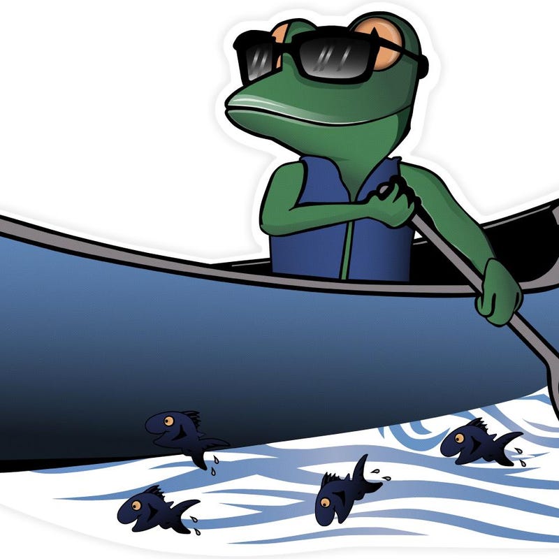 Frog Wall Decal - Etsy