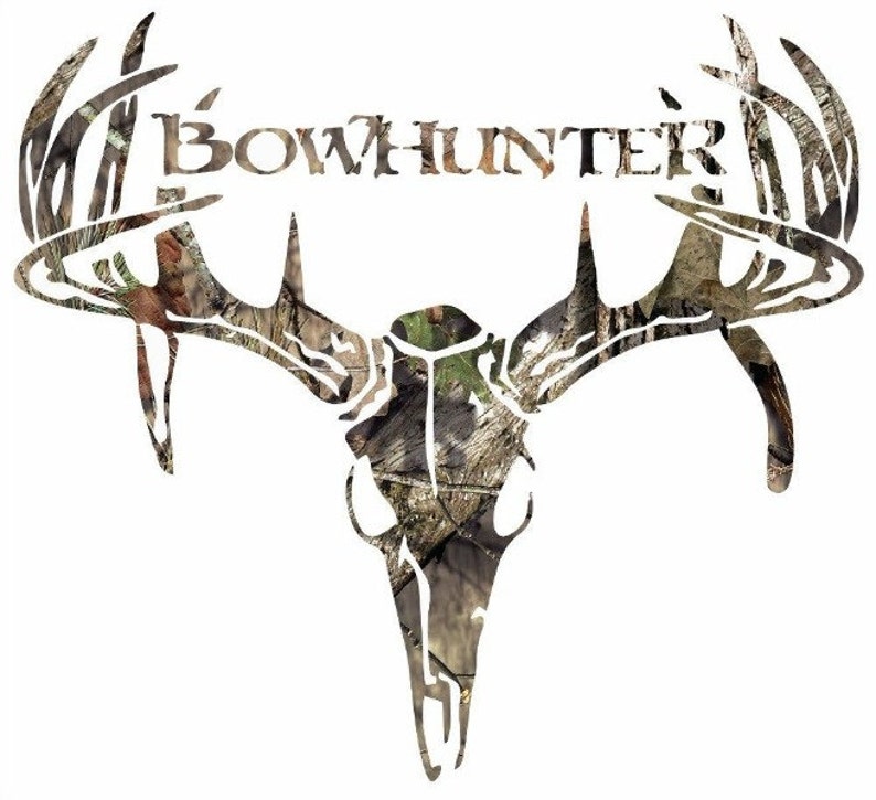 Bow Hunting Deer Rack Camo Windshield Decal Sticker - Etsy