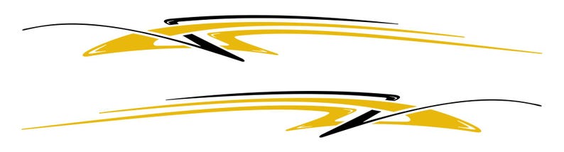 2 Car Truck Trailer Side Decals Graphics Stripes Vinyl -PB365 - Etsy