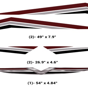 RV, Trailer, Camper, Motorhome Large Vinyl Decals/graphics Kit-k-0010 ...