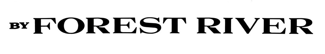 1 RV Trailer Camper Forest River Logo Decal Graphic -H-56 - Etsy