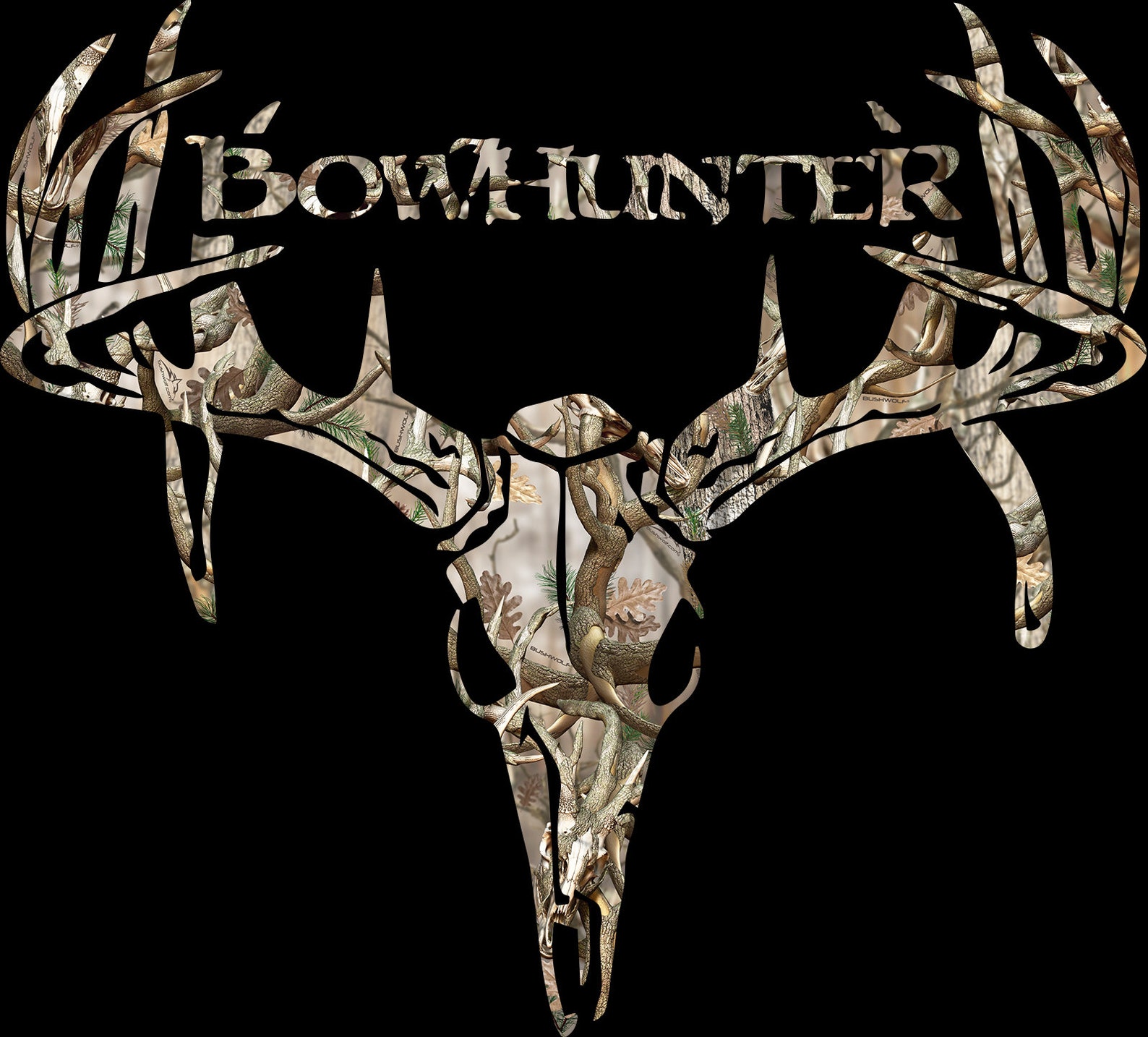 Bow Hunting Deer Skull Camo Graphic Decal Sticker - Etsy