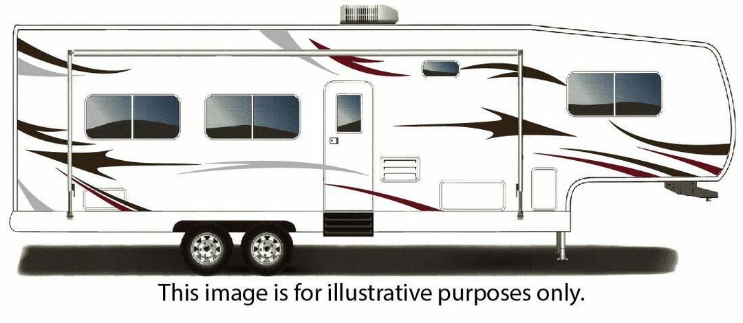 RV, Trailer Hauler, Camper, Motor-home Large Decals/graphics Kits 24-K ...
